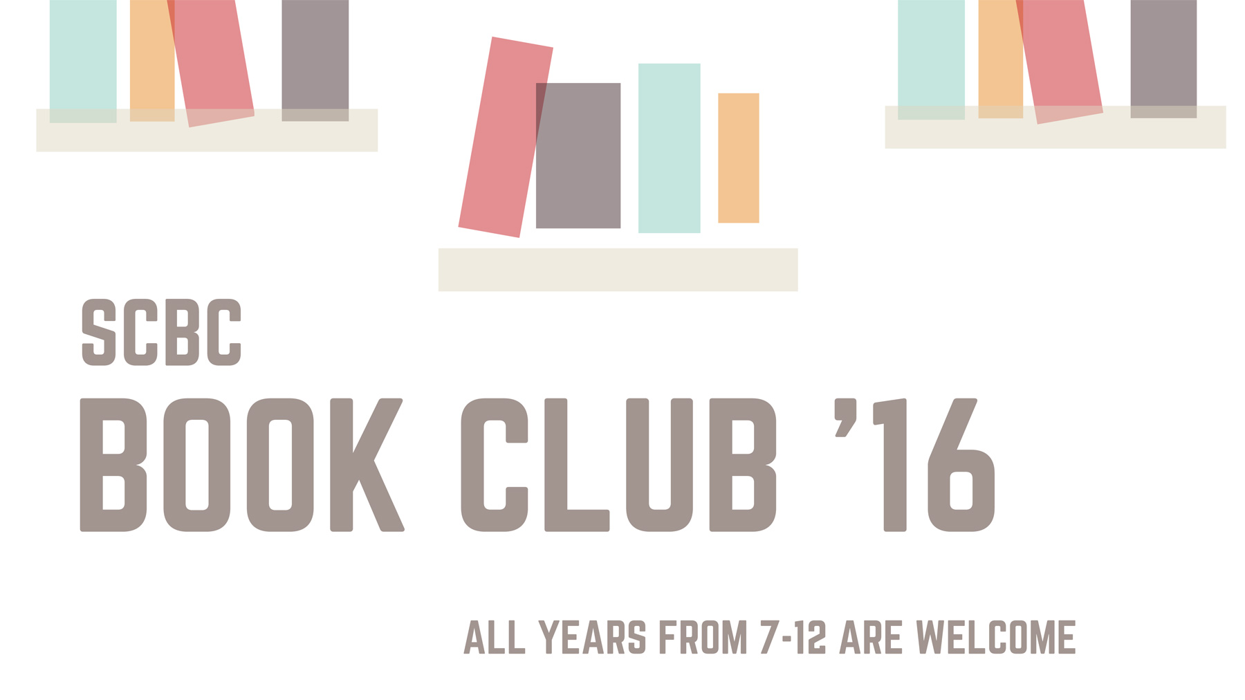 SECONDARY BOOK CLUB – SCBC News