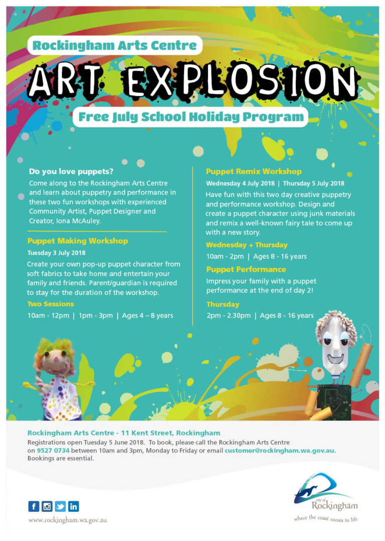 FREE – JULY SCHOOL HOLIDAY PROGRAM – SCBC News