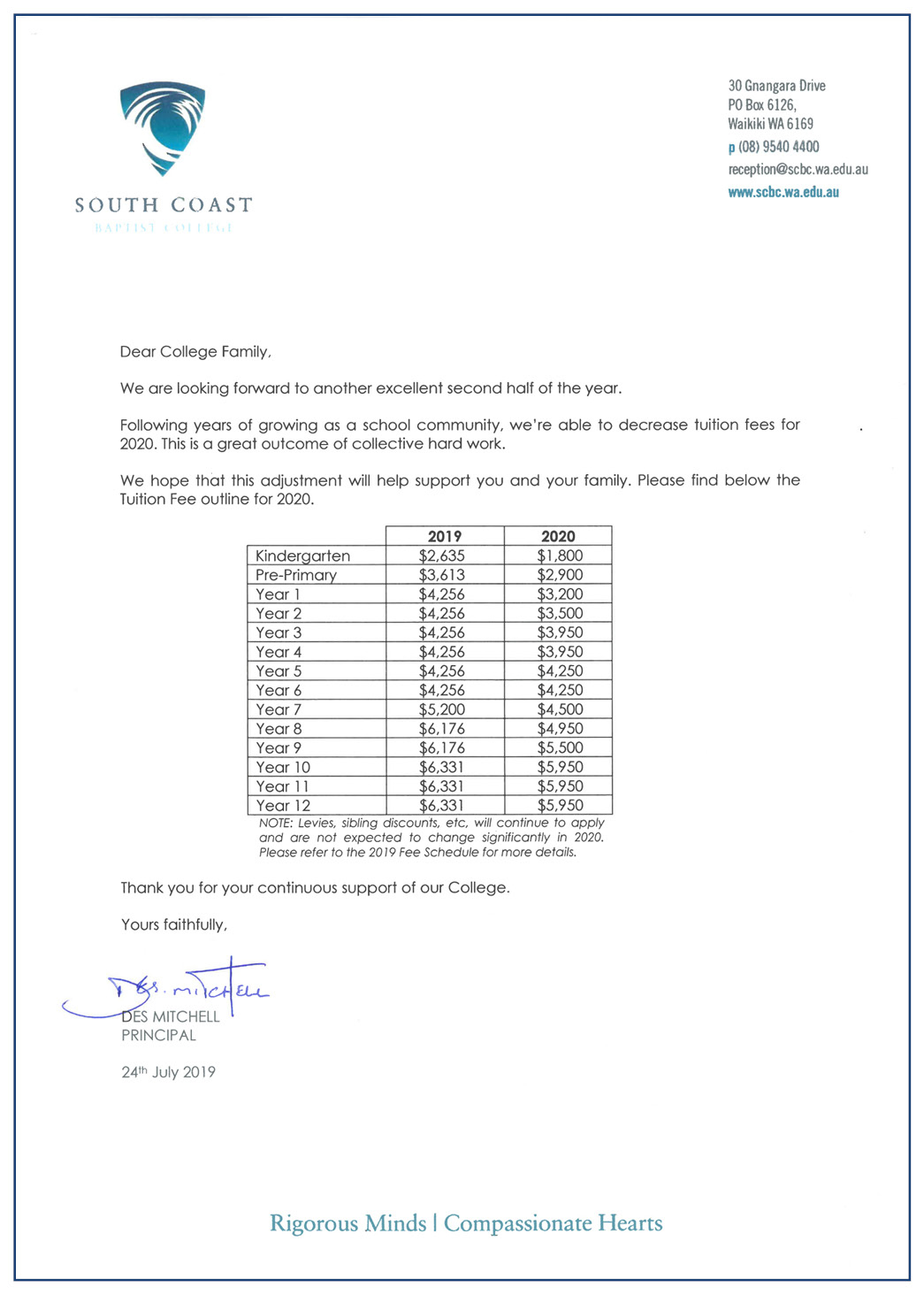 2020 SCBC FEES – SCBC News