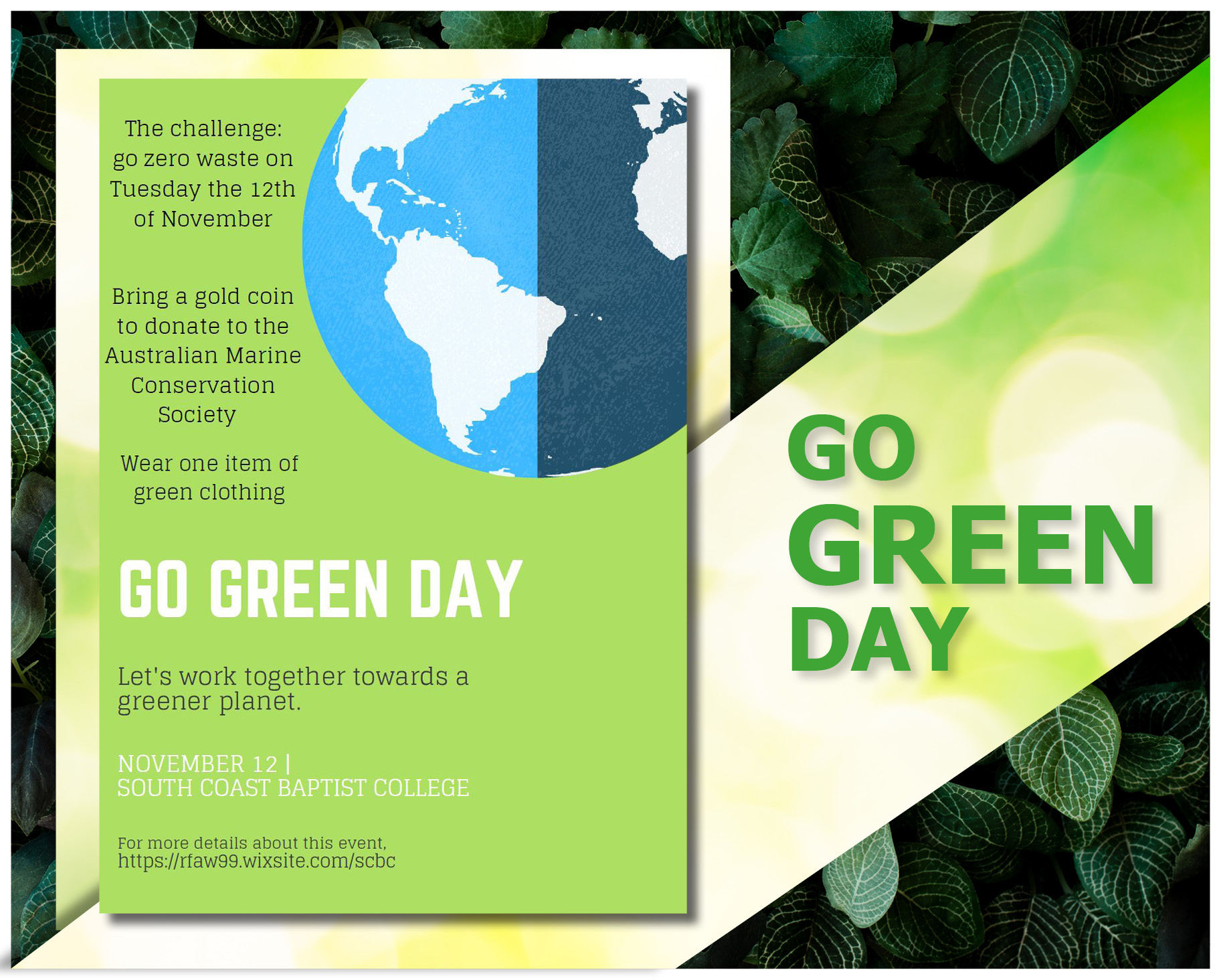 ‘GO GREEN’ DAY – SCBC News