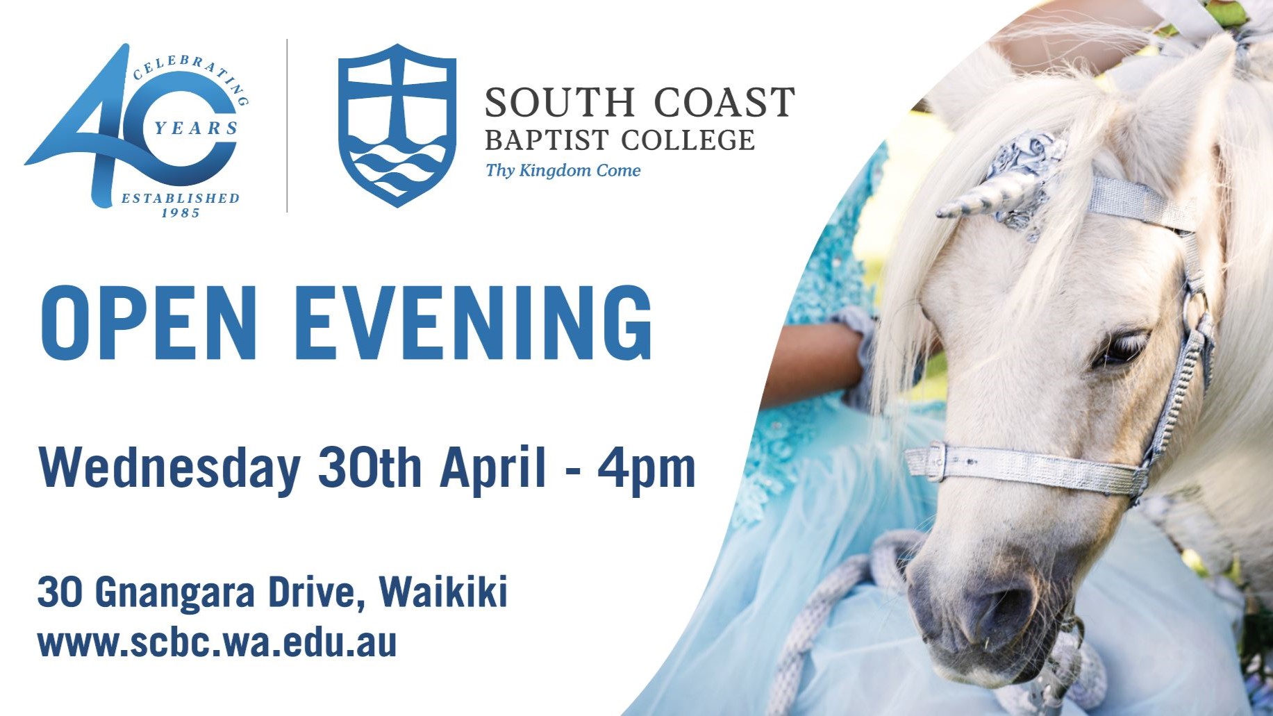 OPEN EVENING AND 40th CELEBRATIONS – SCBC News